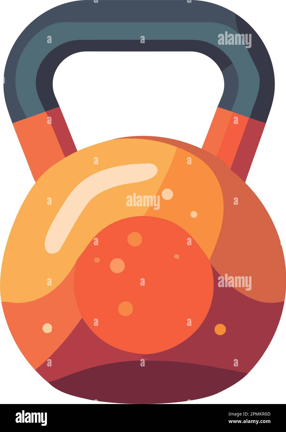 Strength symbolized by metal dumbbell in gym Stock Vector Image & Art ...