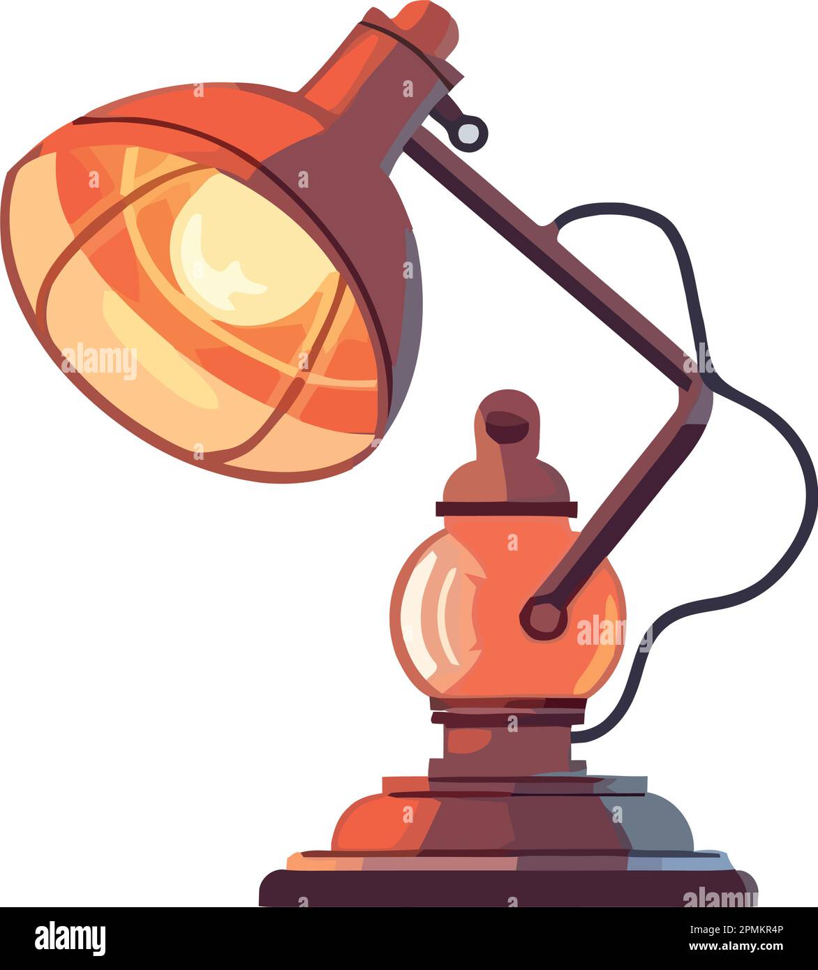Vector illustration of a shiny metal lantern Stock Vector Image & Art ...