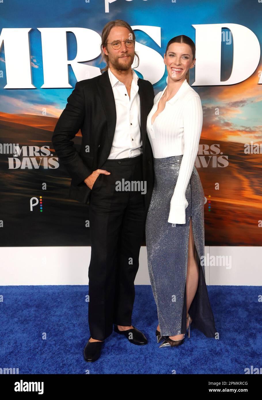 Los Angeles, Ca. 13th Apr, 2023. Jake McDorman and Betty Gilpin at the ...