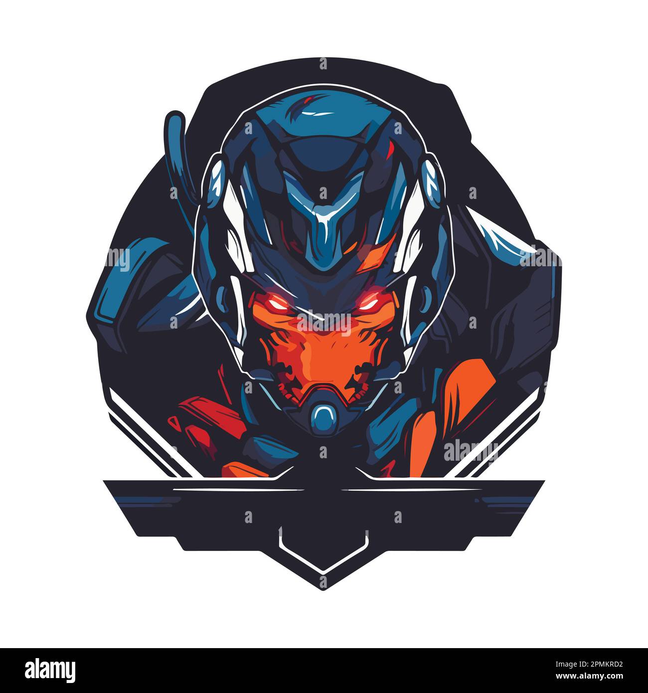 Cyberpunk warrior Cut Out Stock Images & Pictures - Alamy