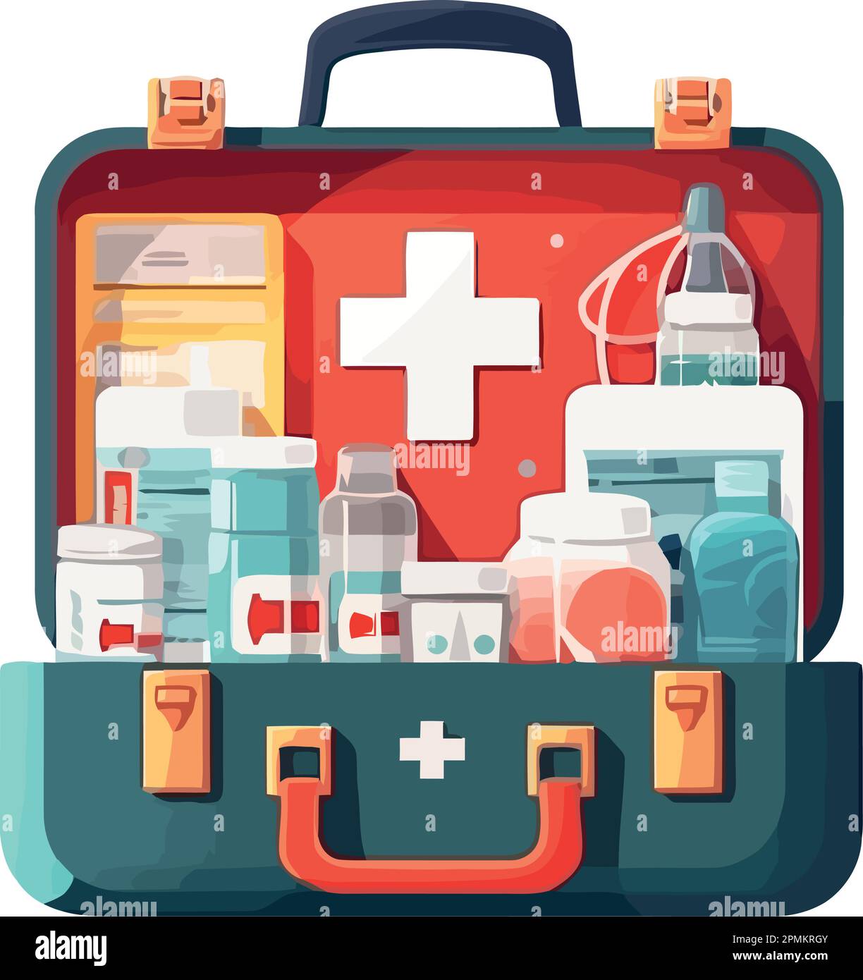 Healthcare equipment hospital first aid kit Stock Vector Image & Art ...