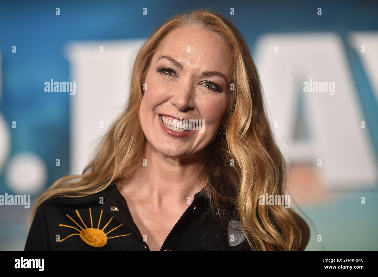 Elizabeth Marvel arrives at the premiere of "Mrs. Davis" on Thursday ...