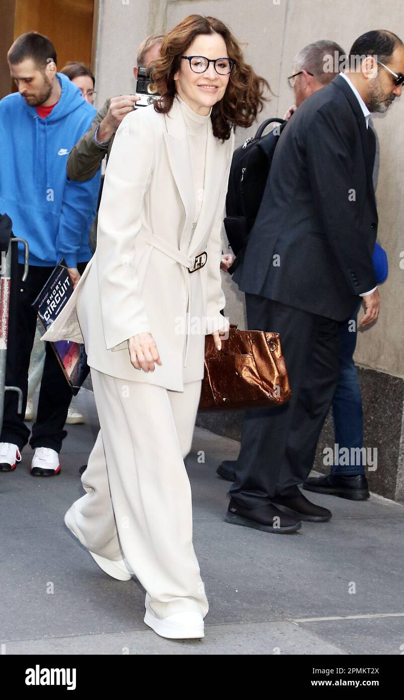 New York, NY, USA. 13th Apr, 2023. Ally Sheedy seen at NBC's Today Show ...