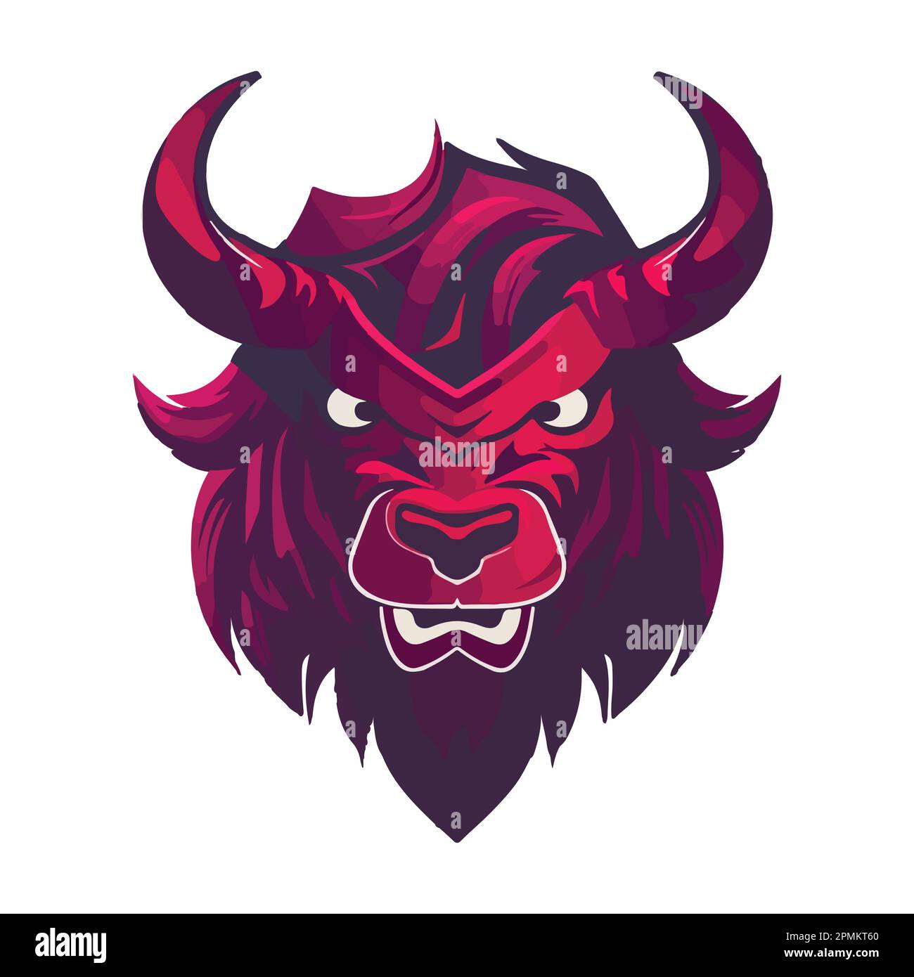 Yak logo design Stock Vector Images - Alamy