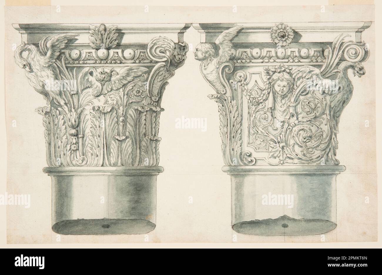Drawing, capitals of columns hi-res stock photography and images - Alamy