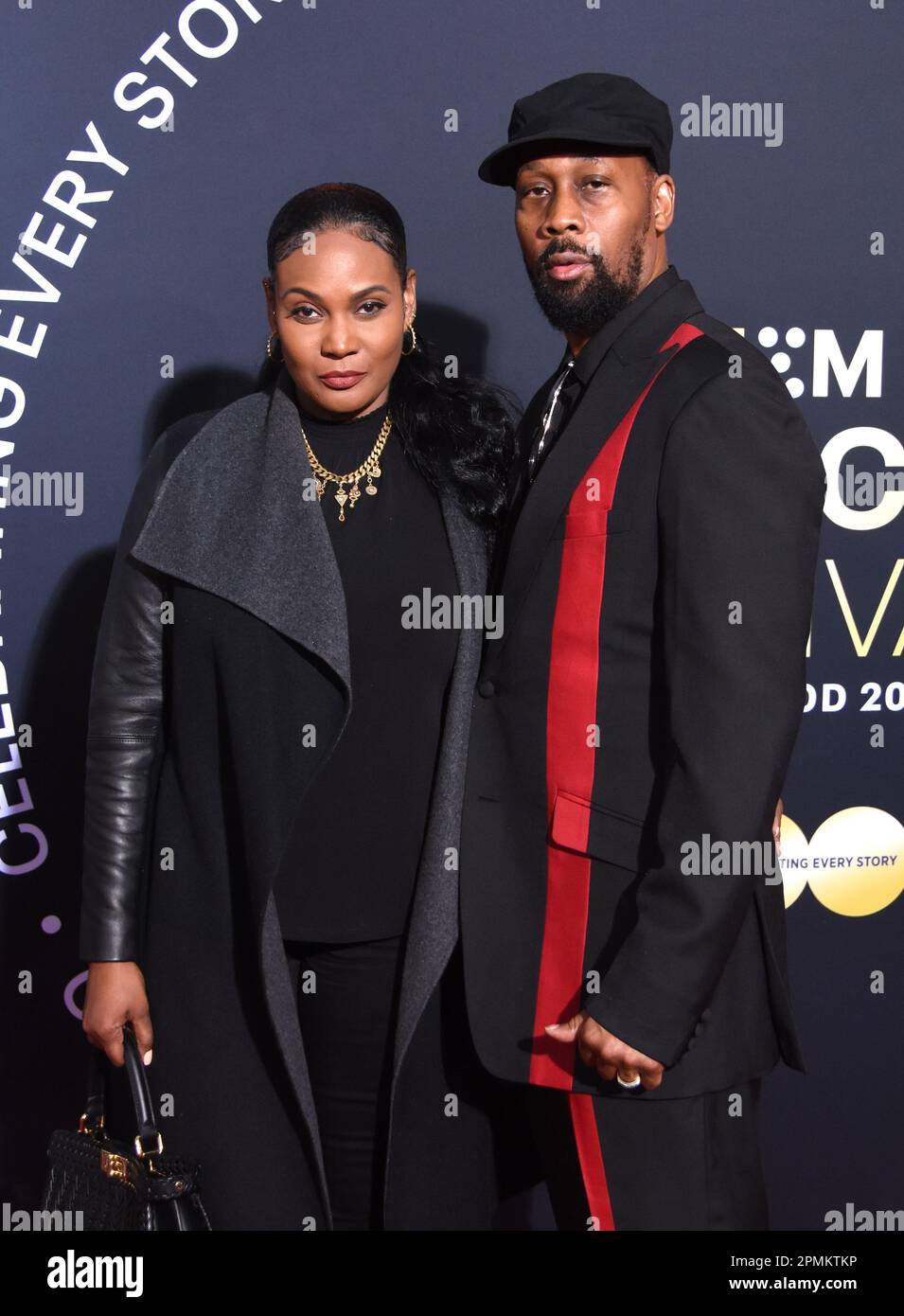 Los Angeles, California, USA . 13th April 2023 Rapper RZA and wife ...