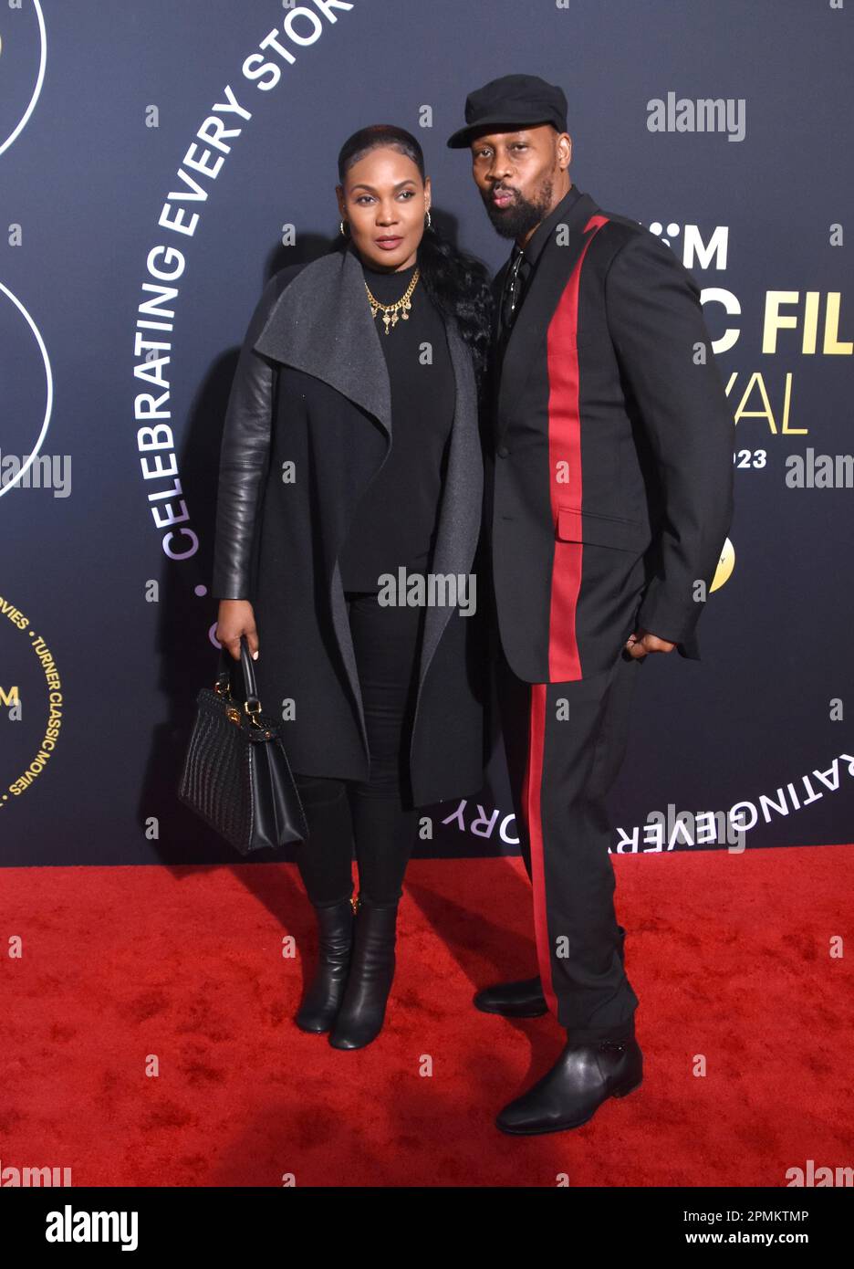 Los Angeles, California, USA . 13th April 2023 Rapper RZA and wife ...