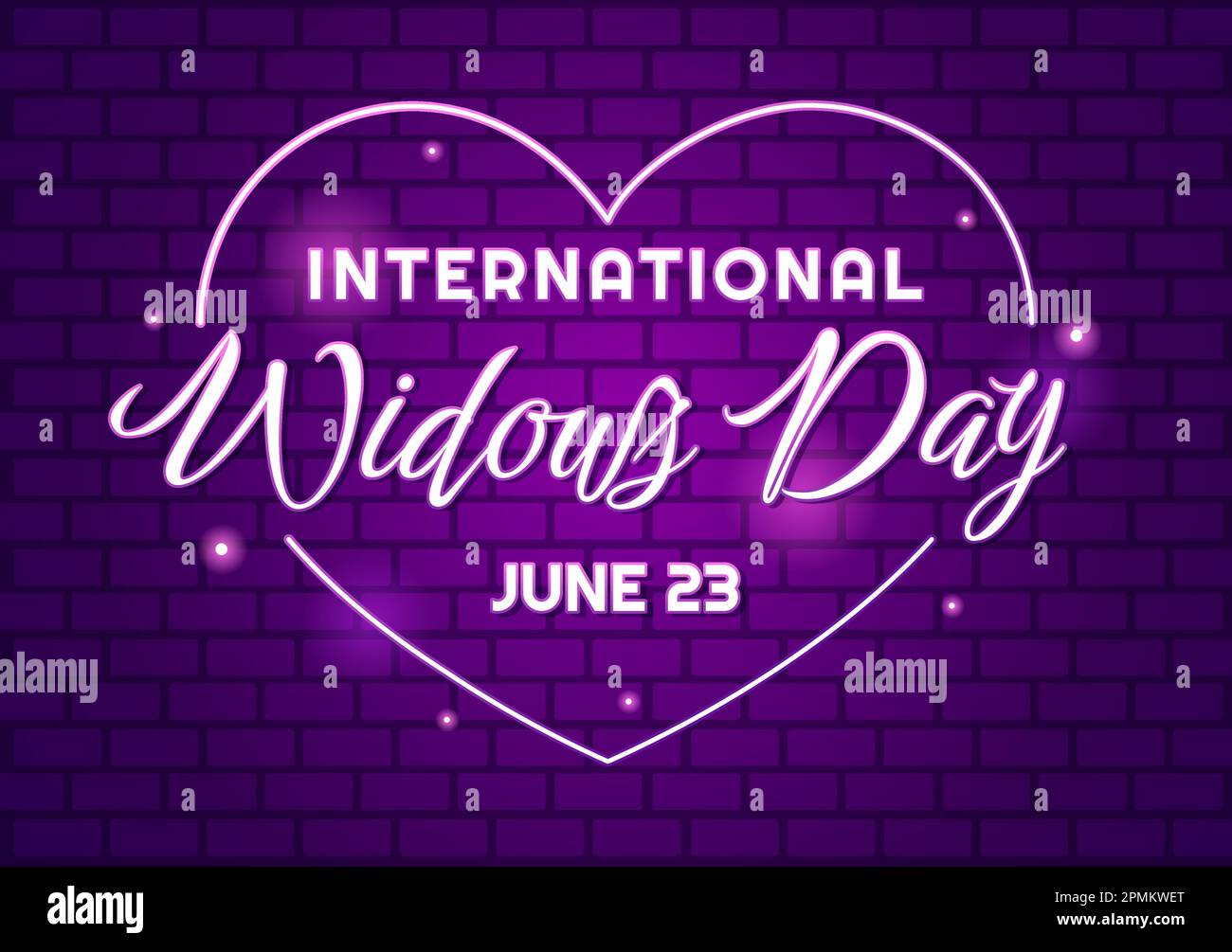 International Widows Day Vector Illustration on June 23 with Woman ...