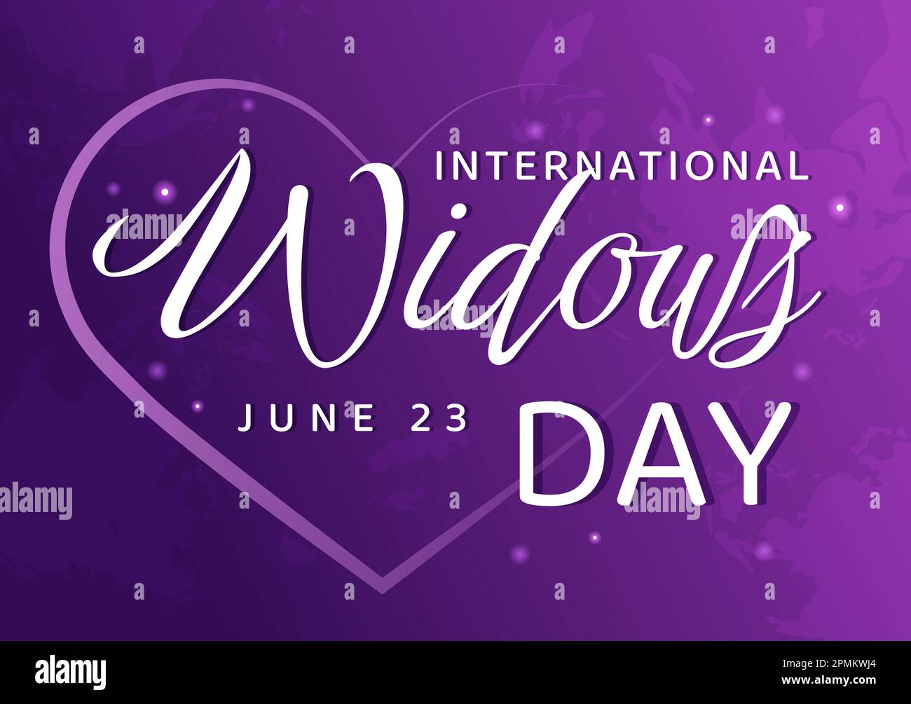 International Widows Day Vector Illustration on June 23 with Woman ...