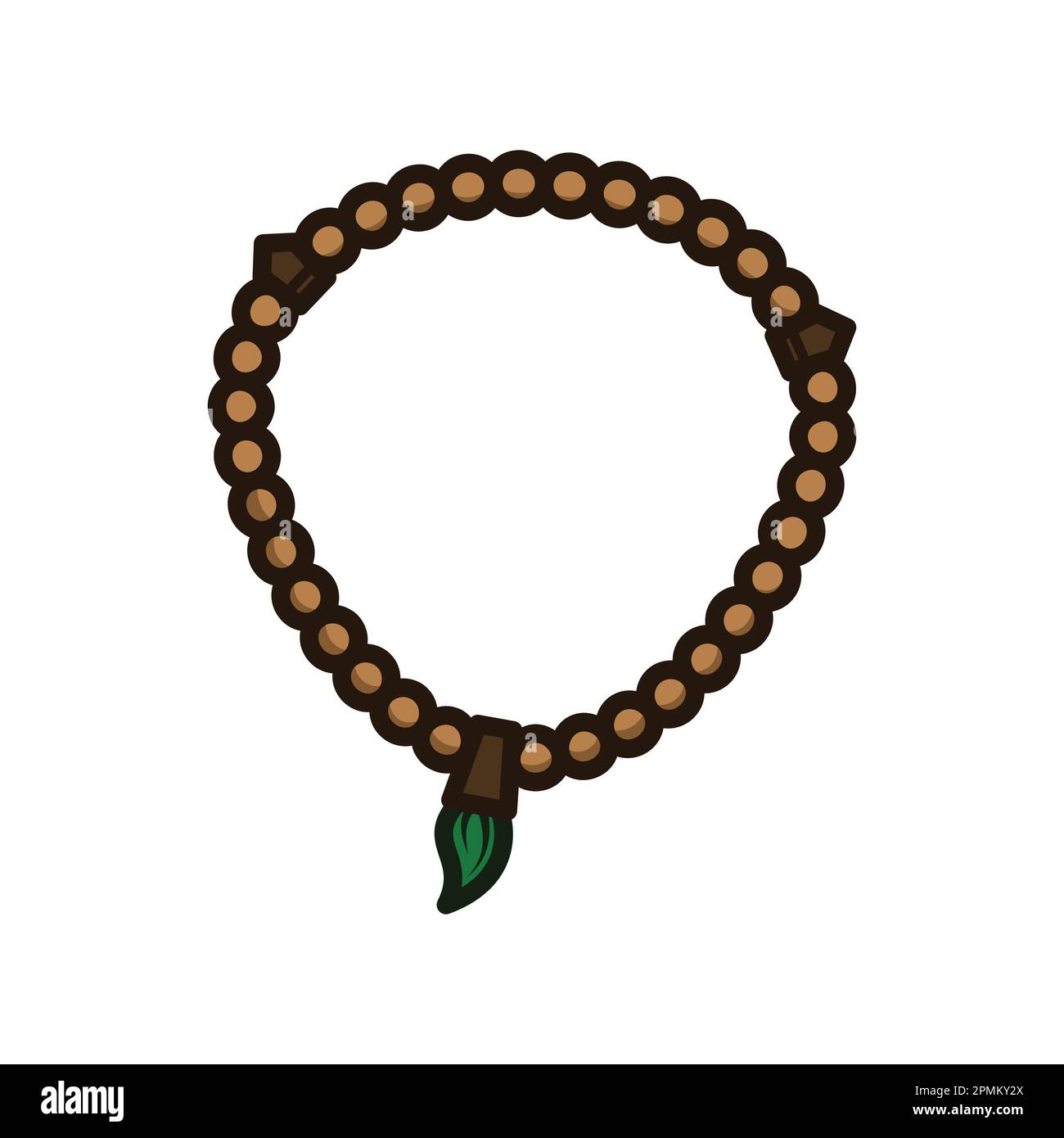 Tasbih for Dhikr to God. Eid Mubarak Icon Vector Illustration Stock ...