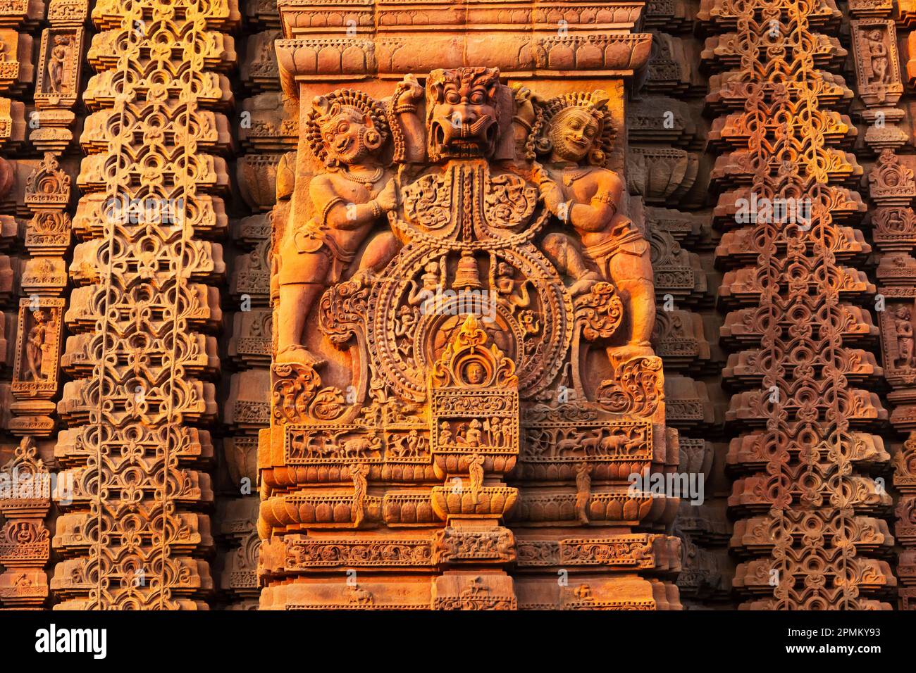 Ancient Carving on the Mukteshwara Temple, Temple is Dedicated to Lord ...