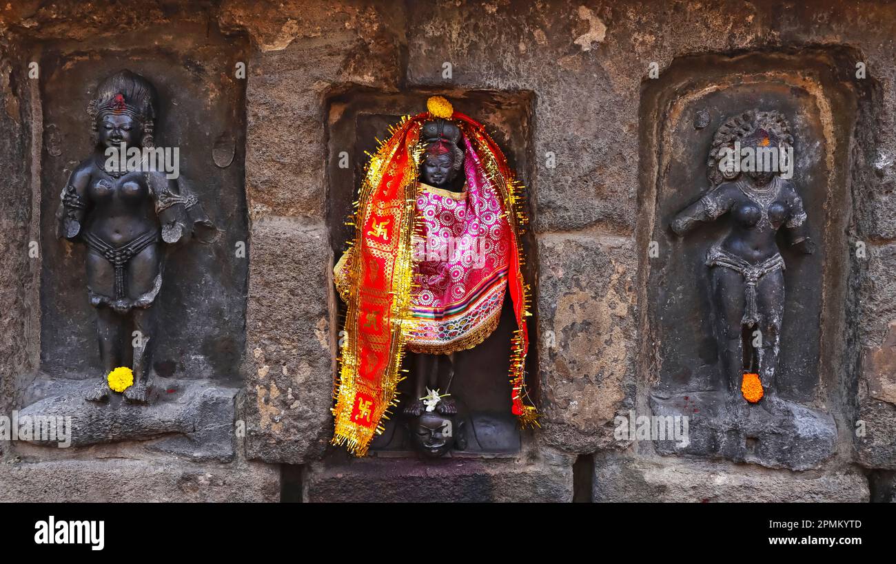 Statues of Marjari / Vetali, Chinnamasta and Vrshabhanana ...