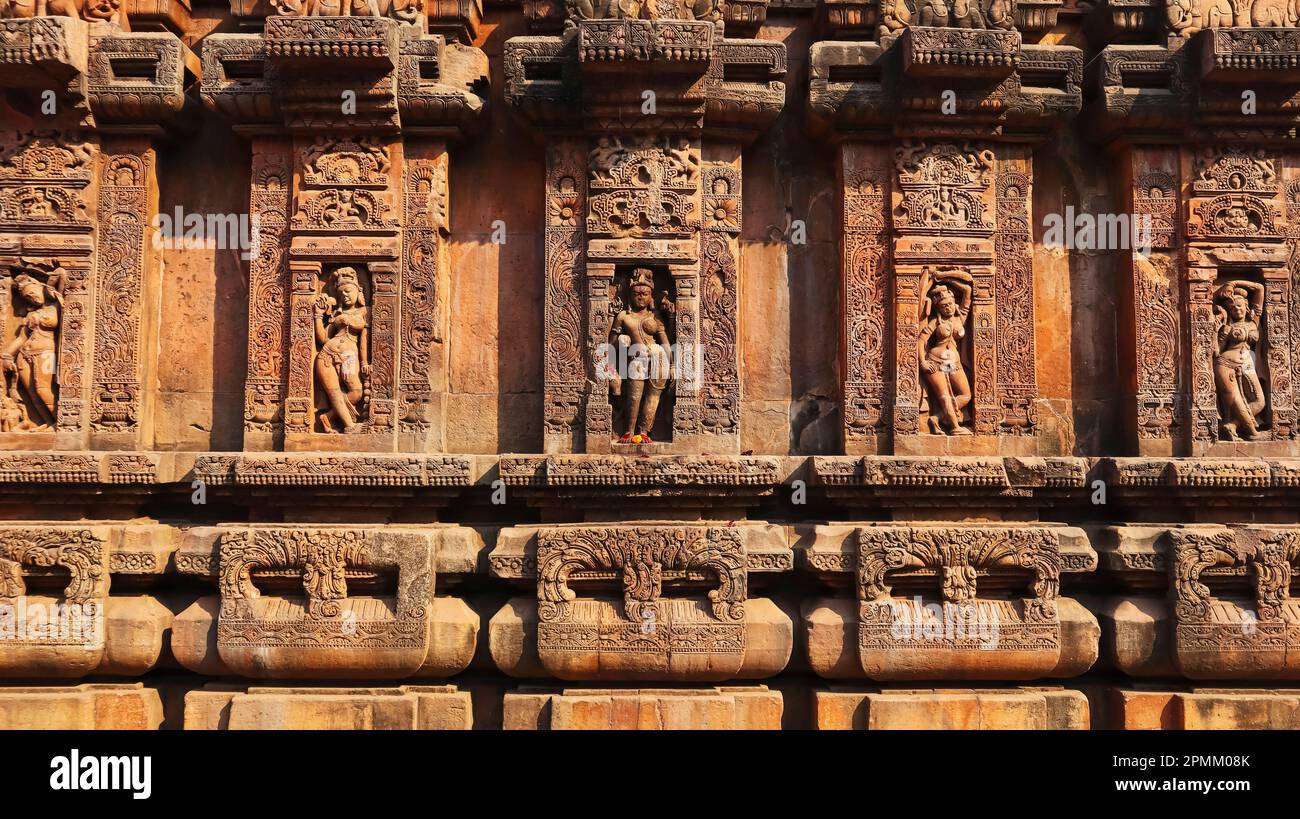 Sculptures of Hindu Goddess on the Baitala Deula, Bhubaneshwar, Odisha ...