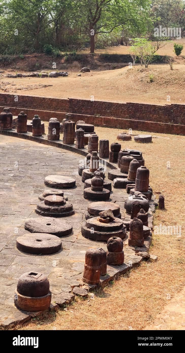 Ruins of chaityagriha stupa complex of Lalitgiri, Cuttack, Odisha ...