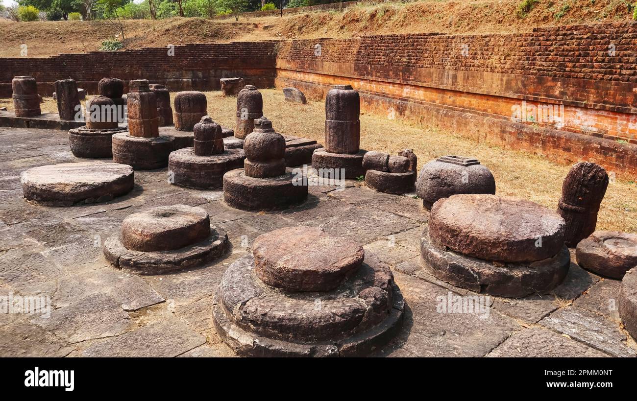 Ruin Small Sculptures of Buddhist Stupa in the Chaityagriha Stupa ...