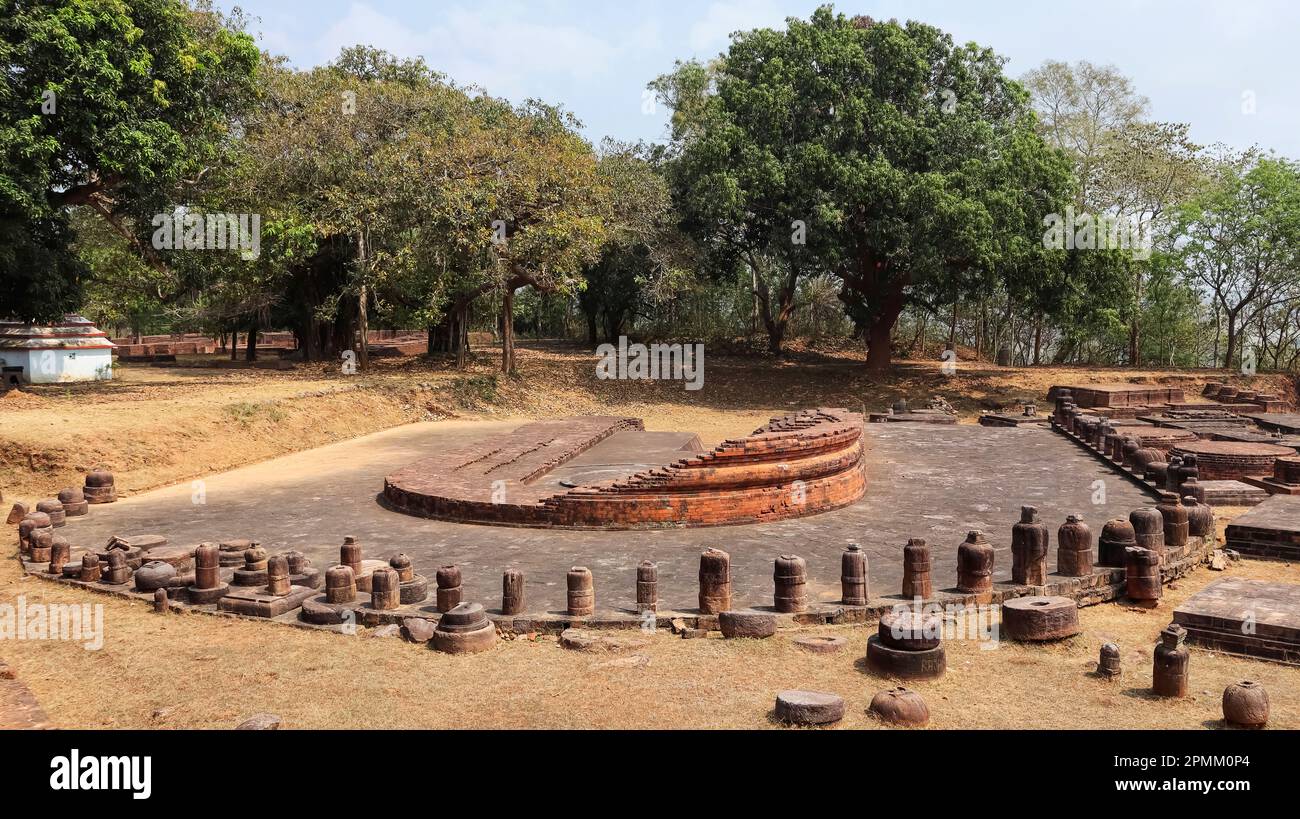 Ruin View of Chaityagriha Stupa Complex, Lalitgiri, Cuttack, Odisha ...