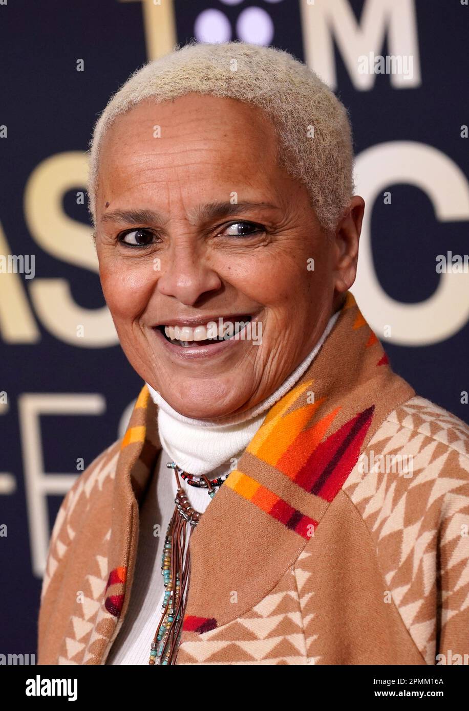 Shari Belafonte poses at the premiere of a 4K restoration of the 1959 ...
