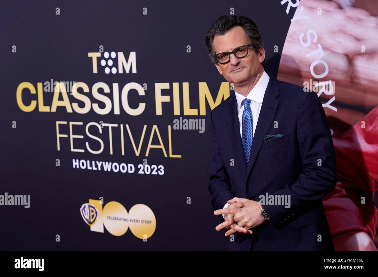 TCM host Ben Mankiewicz poses at the premiere of a 4K restoration of ...
