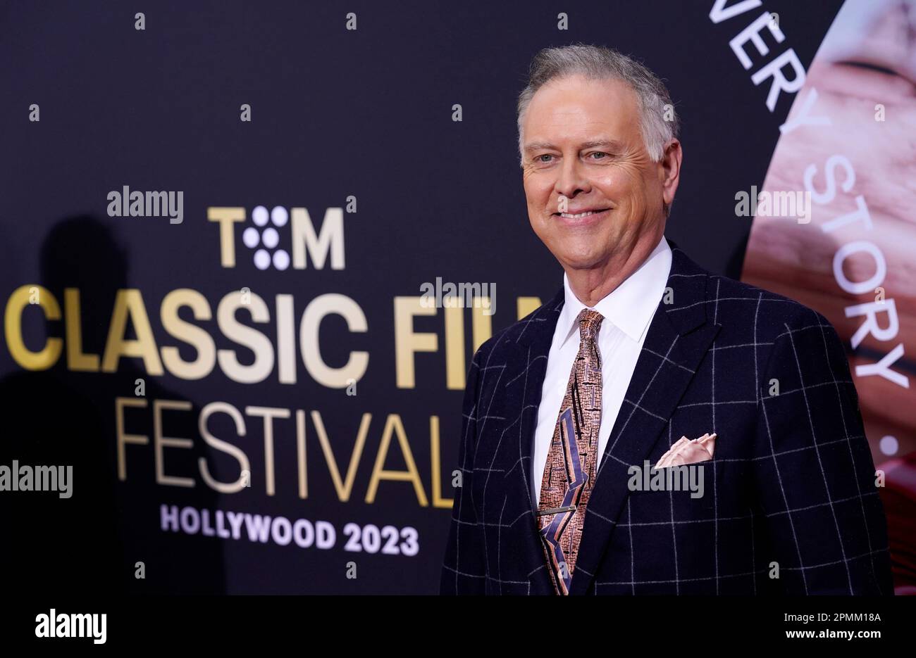 TCM host Eddie Muller poses at the premiere of a 4K restoration of the ...