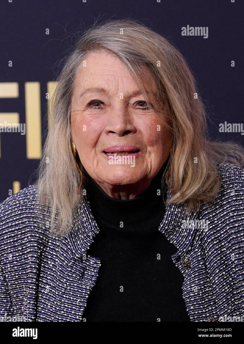 Angie Dickinson poses at the premiere of a 4K restoration of the 1959 ...