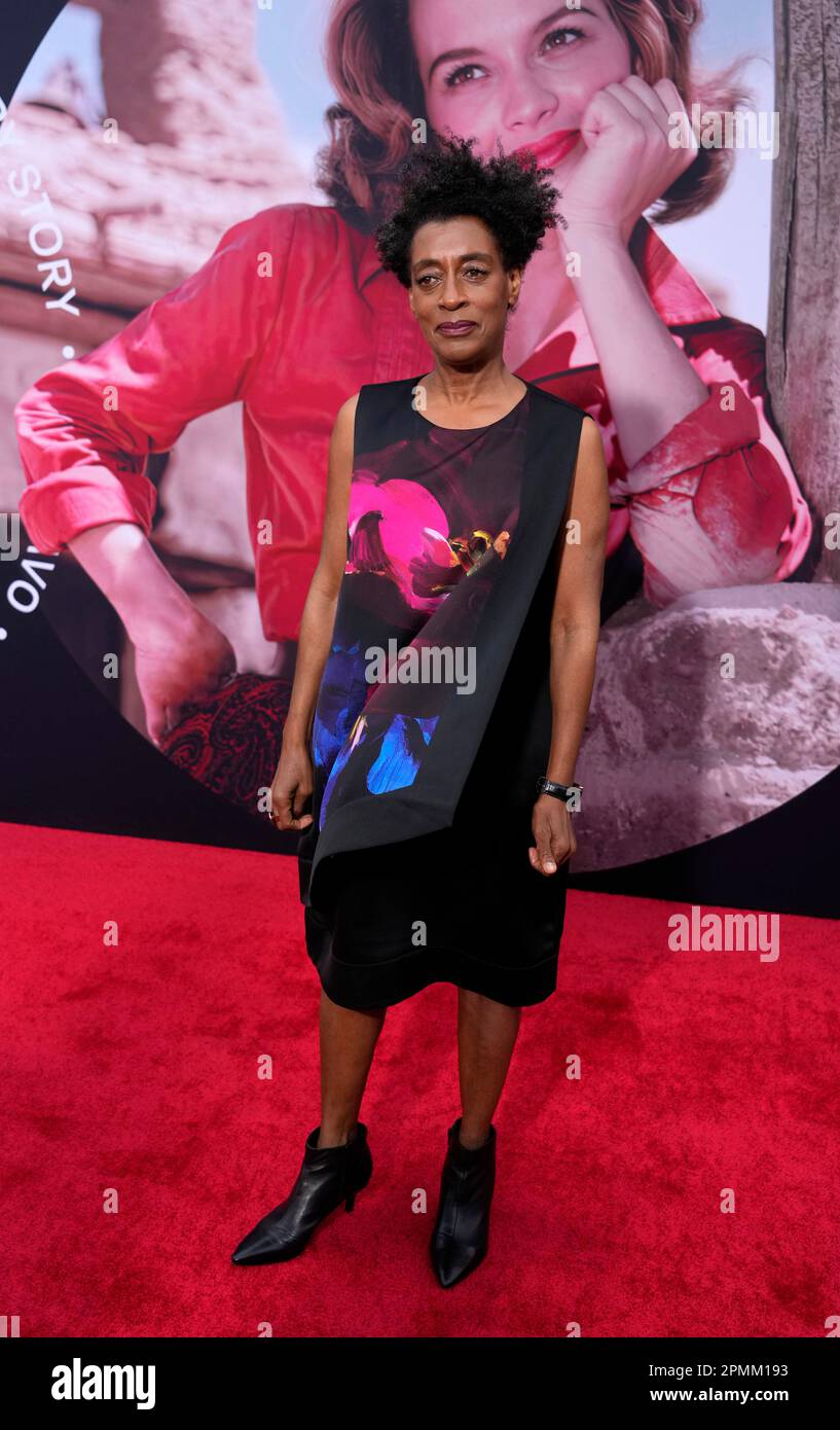 Joie Lee poses at the premiere of a 4K restoration of the 1959 film "Rio Bravo" on the opening ...