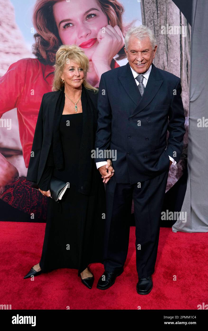 Tom Berenger and his wife Laura Moretti pose together at the premiere of a 4K restoration of the ...