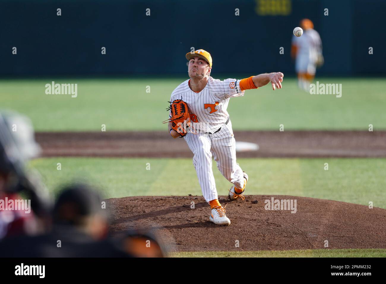 Tennessee Volunteers starting pitcher Zander Sechrist (48) in action ...