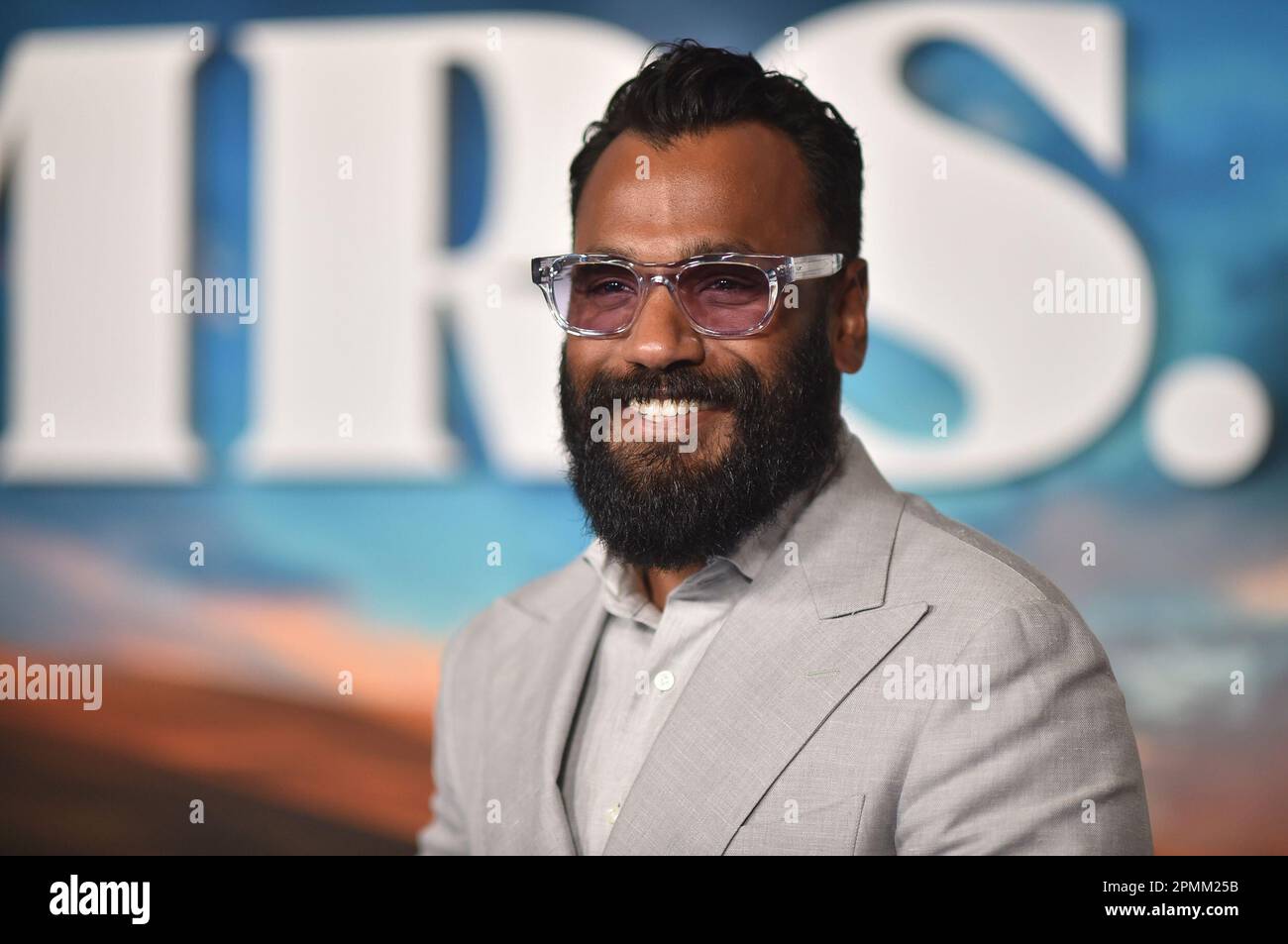 Andy McQueen arrives at the premiere of "Mrs. Davis" on Thursday, April ...