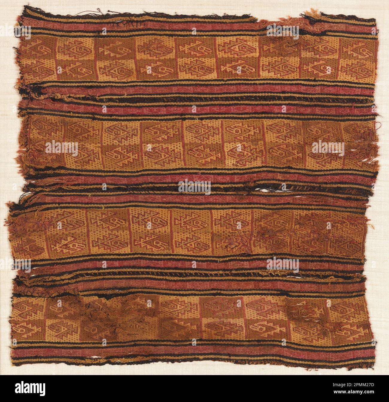 Mantle (Peru); wool, cotton Stock Photo - Alamy