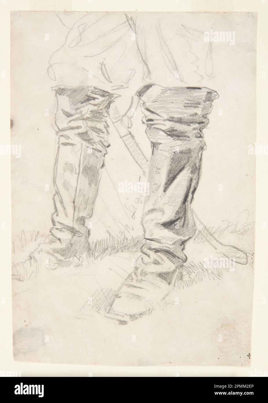 Study of cavalry officers boots this is a drawing i hi-res stock ...
