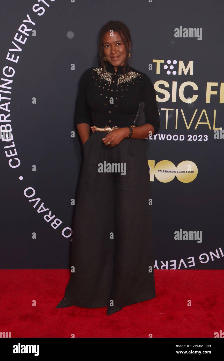 LA, USA. 13th April 2023. Ayo Robinson on the Red Carpet for World ...