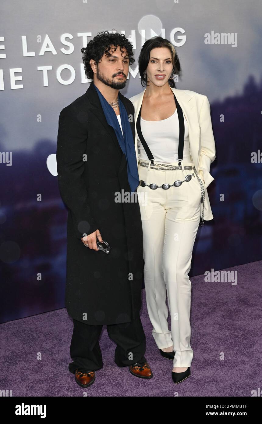 Los Angeles, USA. 13th Apr, 2023. Augusto Aguilera & Guest at the ...