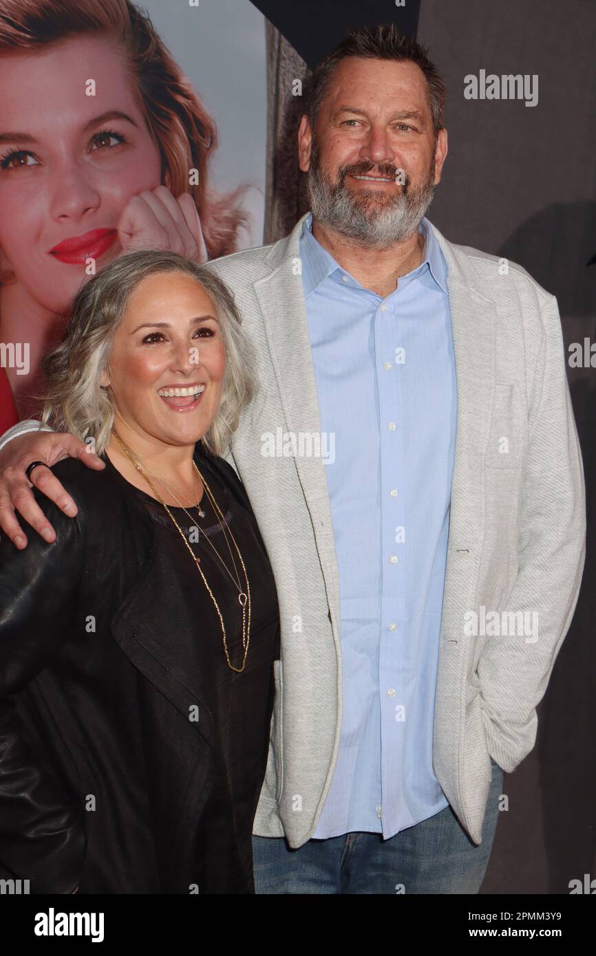 LA, USA. 13th April 2023. Ricki Lake, Ross Burningham on the Red Carpet ...