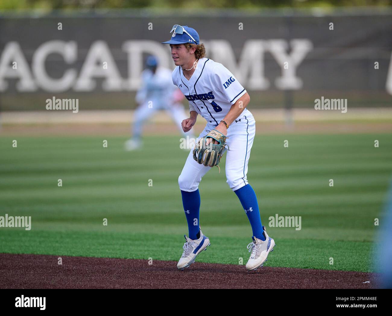 IMG Academy Ascenders second baseman Sean Gamble (8) during the IMG ...