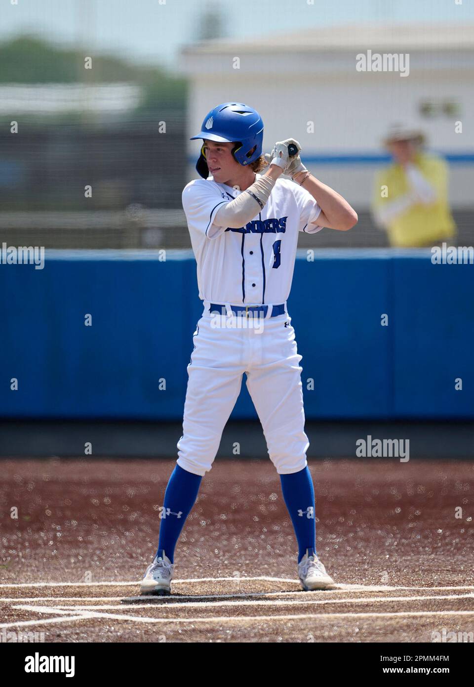 IMG Academy Ascenders Sean Gamble (8) bats during the IMG National ...