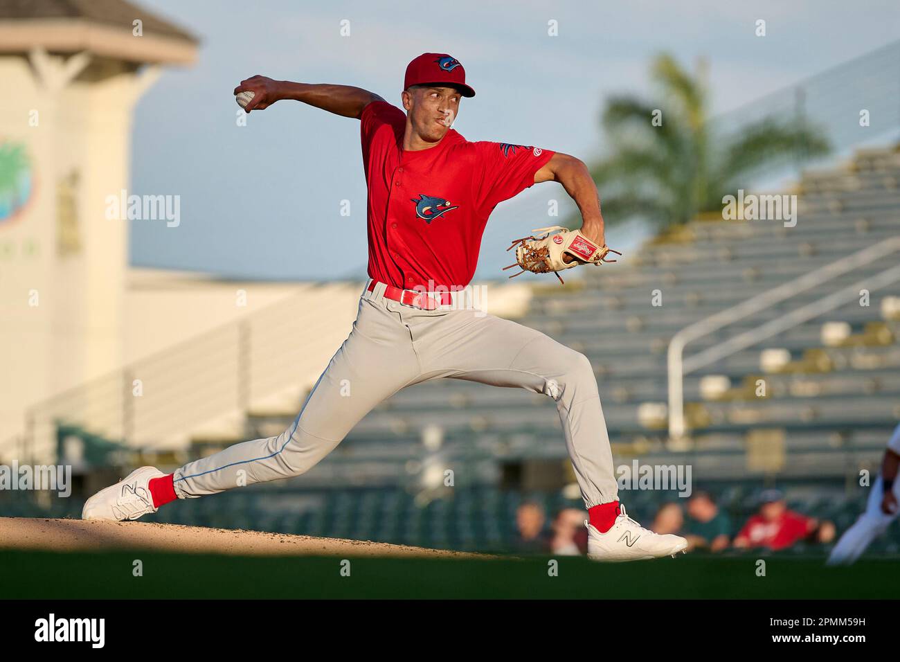 Clearwater Threshers pitcher Alex McFarlane (47) during a MiLB Florida ...