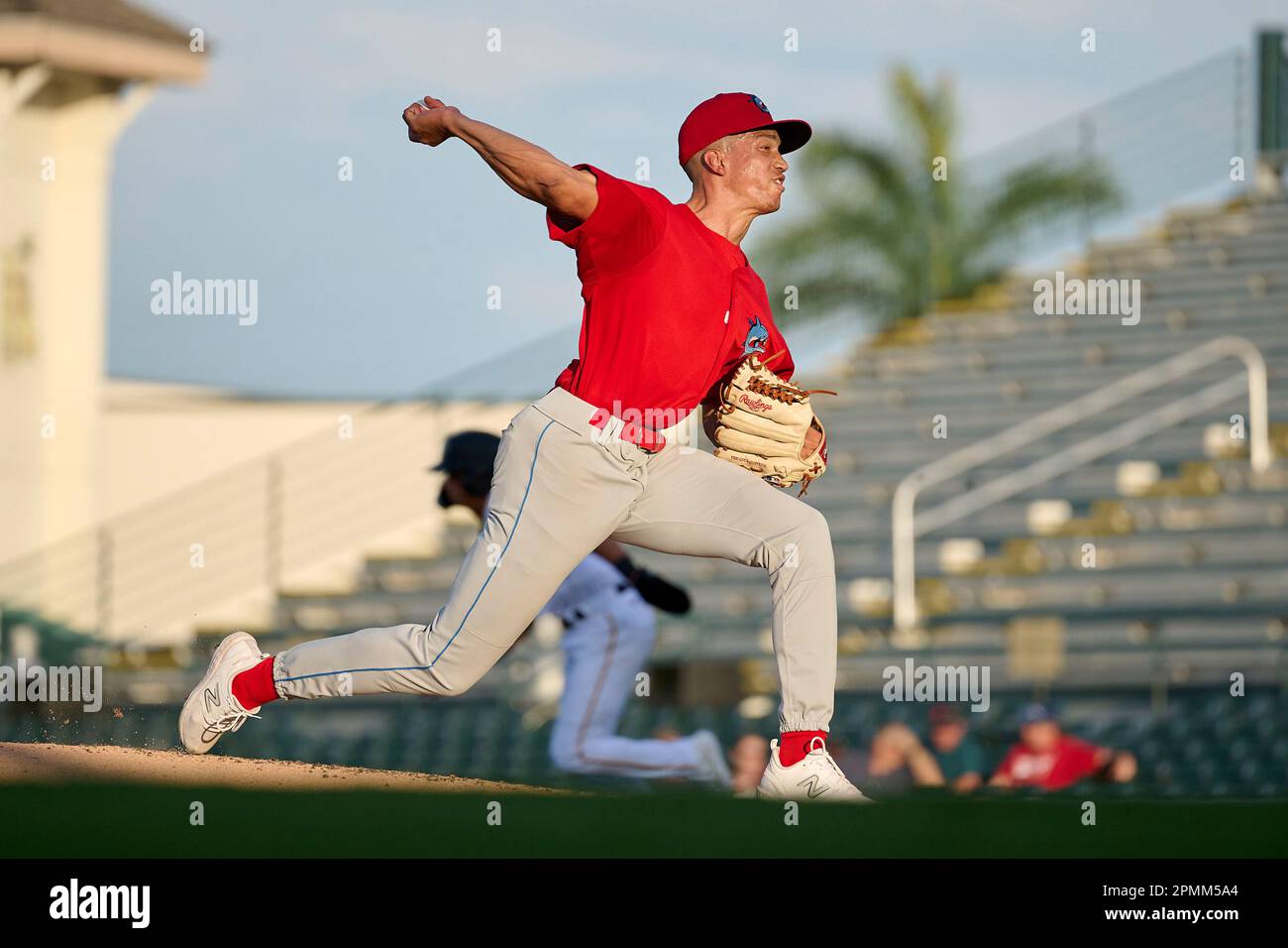 Clearwater Threshers pitcher Alex McFarlane (47) during a MiLB Florida ...
