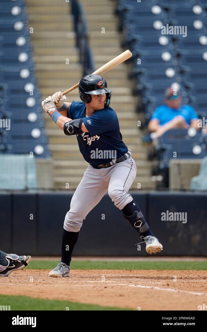 Lakeland Flying Tigers Luke Gold (19) bats during an MiLB Florida State ...