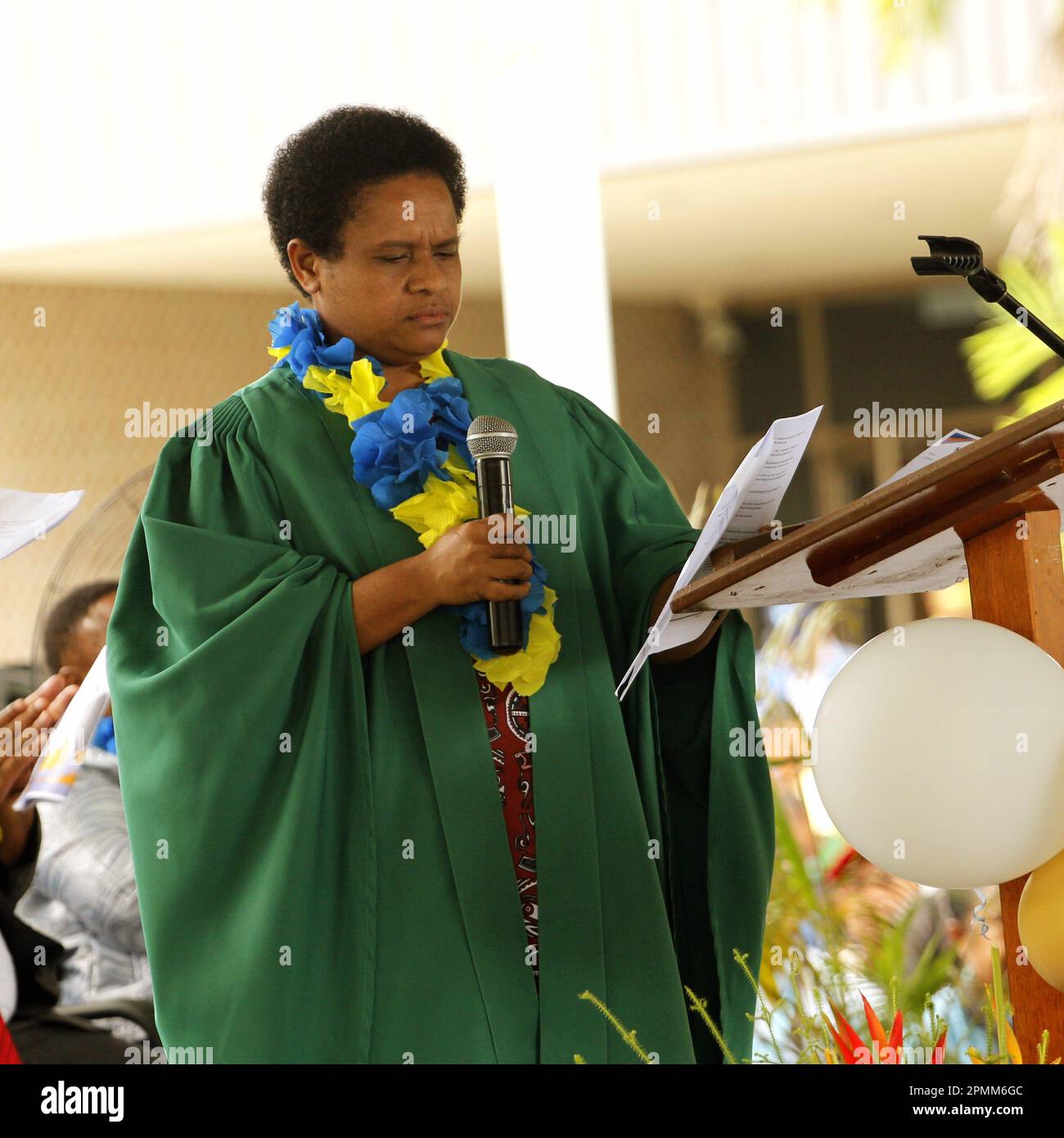 Ms Taes Sansan, Secretary for Papua New Guinea's (PNG) Department of ...