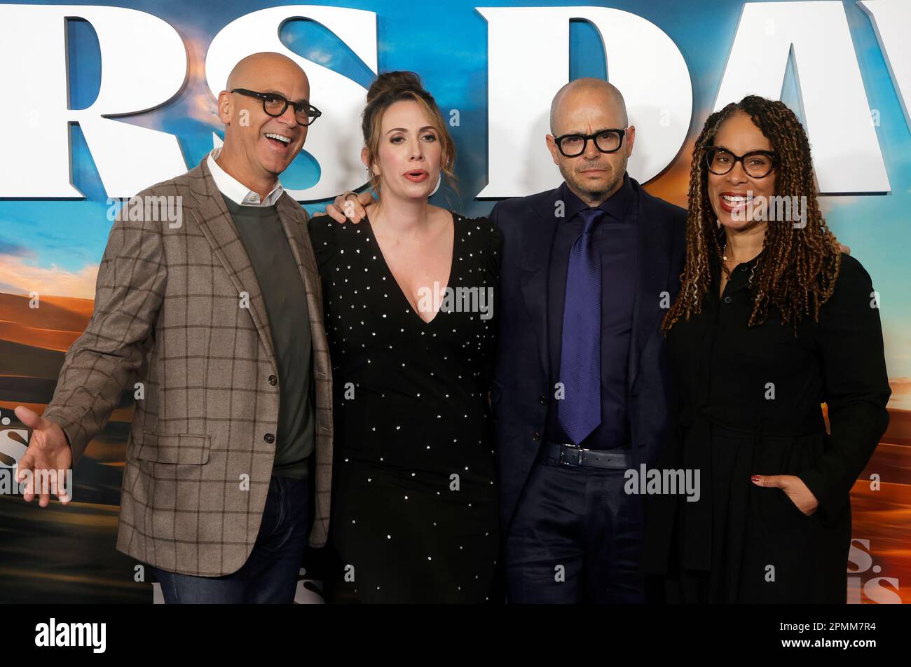Los Angeles, California, USA. 13th Apr, 2023. Brett Paul, Tara ...