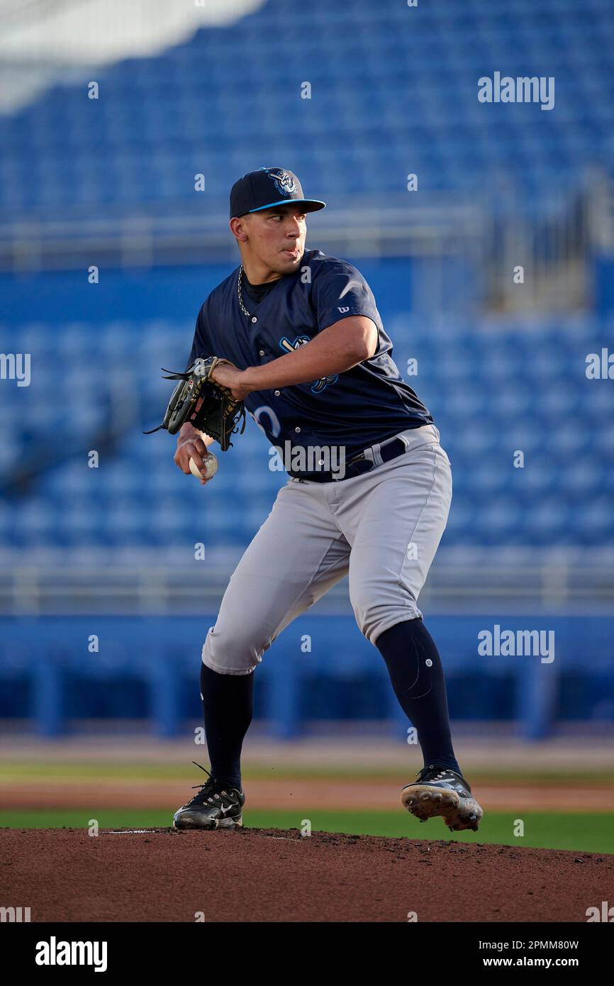 Tampa Tarpons pitcher Leonardo Pestana (30) during an MiLB Florida ...