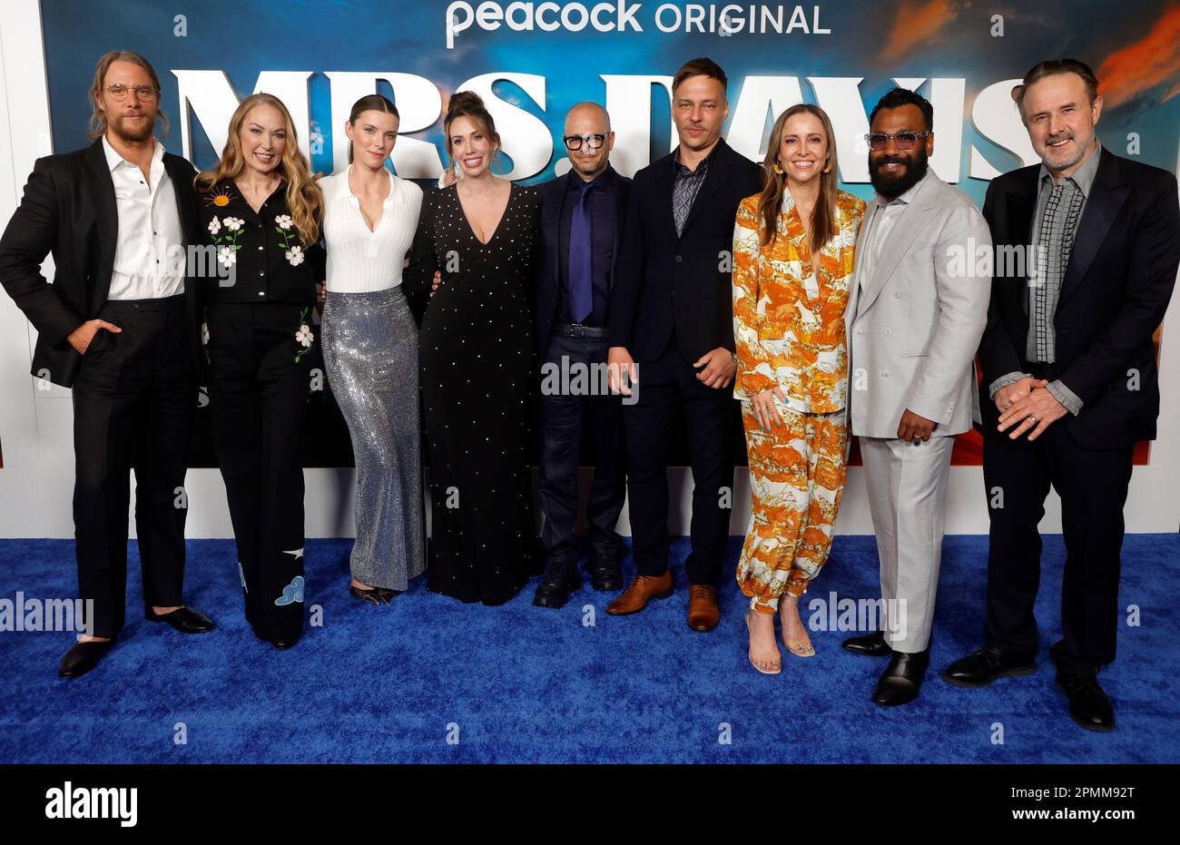 Los Angeles, California. 13th April 2023. Jake McDorman, Elizabeth ...