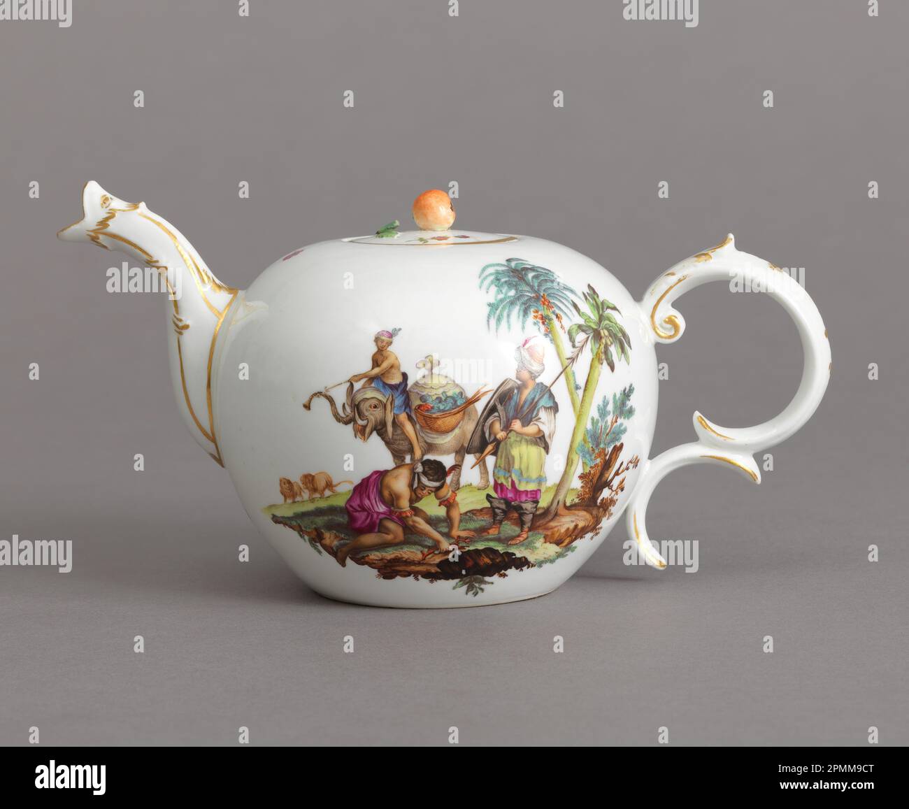 Teapot with Allegorical Scenes of "Africa" and "America" Teapot ...