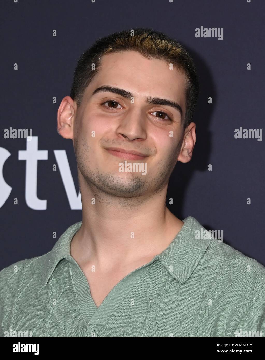 Hollywood, USA. 13th April, 2023. Andrew Rodriguez arriving at Apple ...
