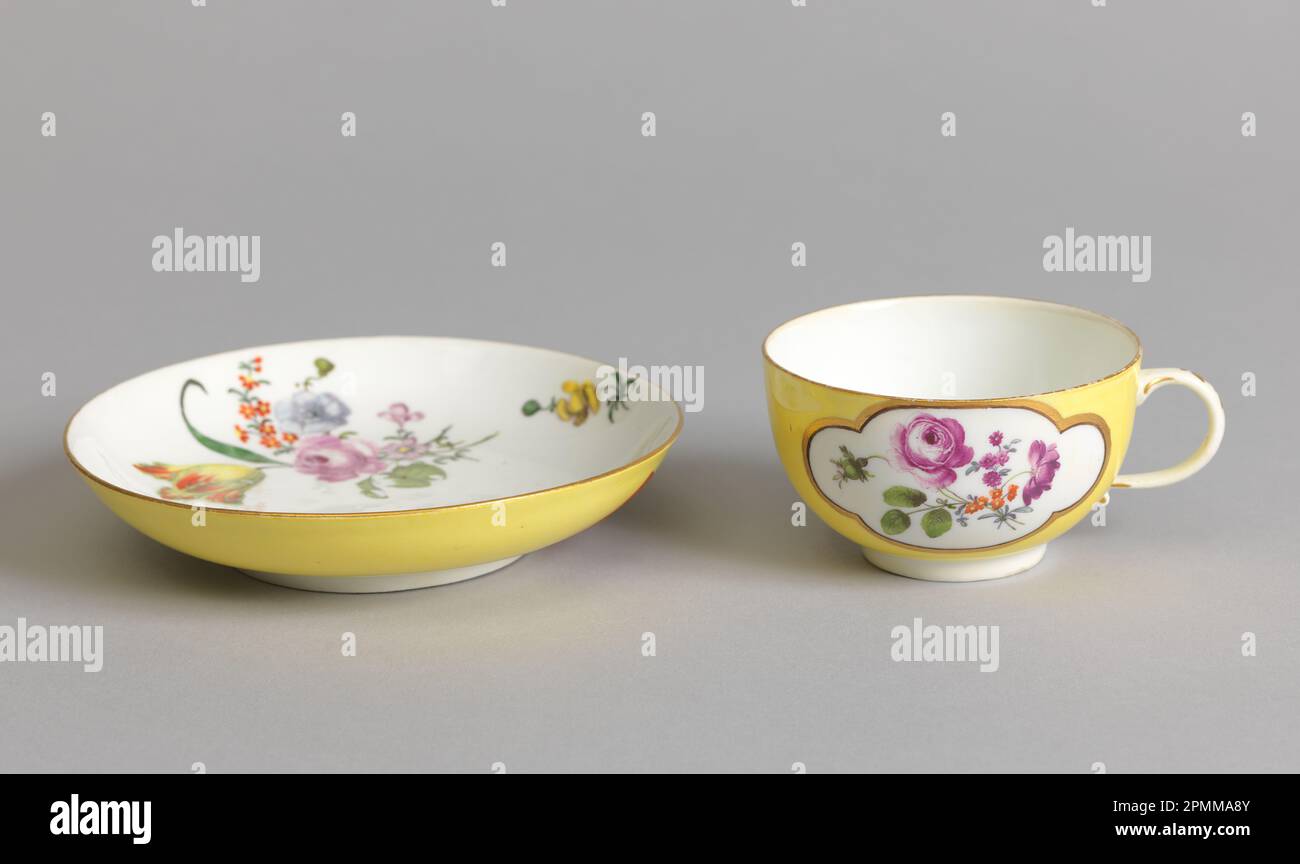 Cup and Saucer Cup And Saucer; Manufactured by Meissen Porcelain ... Cup and Saucer Cup And Saucer; Manufactured by Meissen Porcelain ...