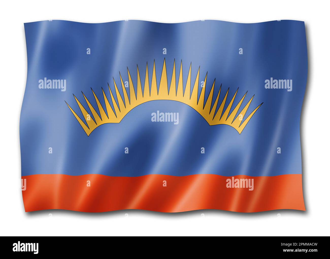 Flag of murmansk Cut Out Stock Images & Pictures - Alamy