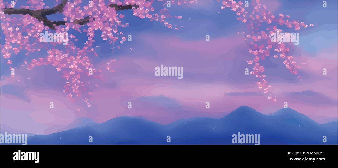 Painting fields sheep Stock Vector Images - Alamy