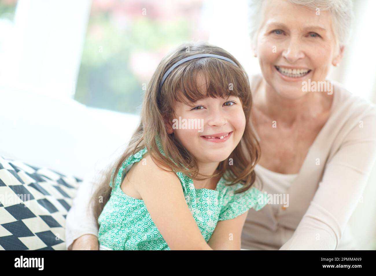 Quality time with gran. Portrait of a loving grandmother and ...