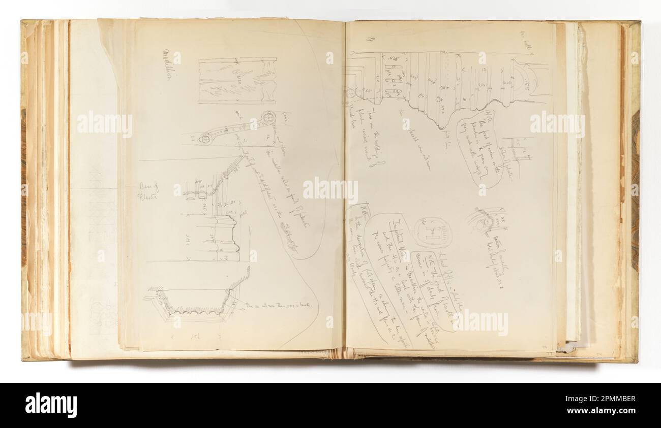 Album Page, Tracing of Unidentified Object; Whitney Warren Jr ...