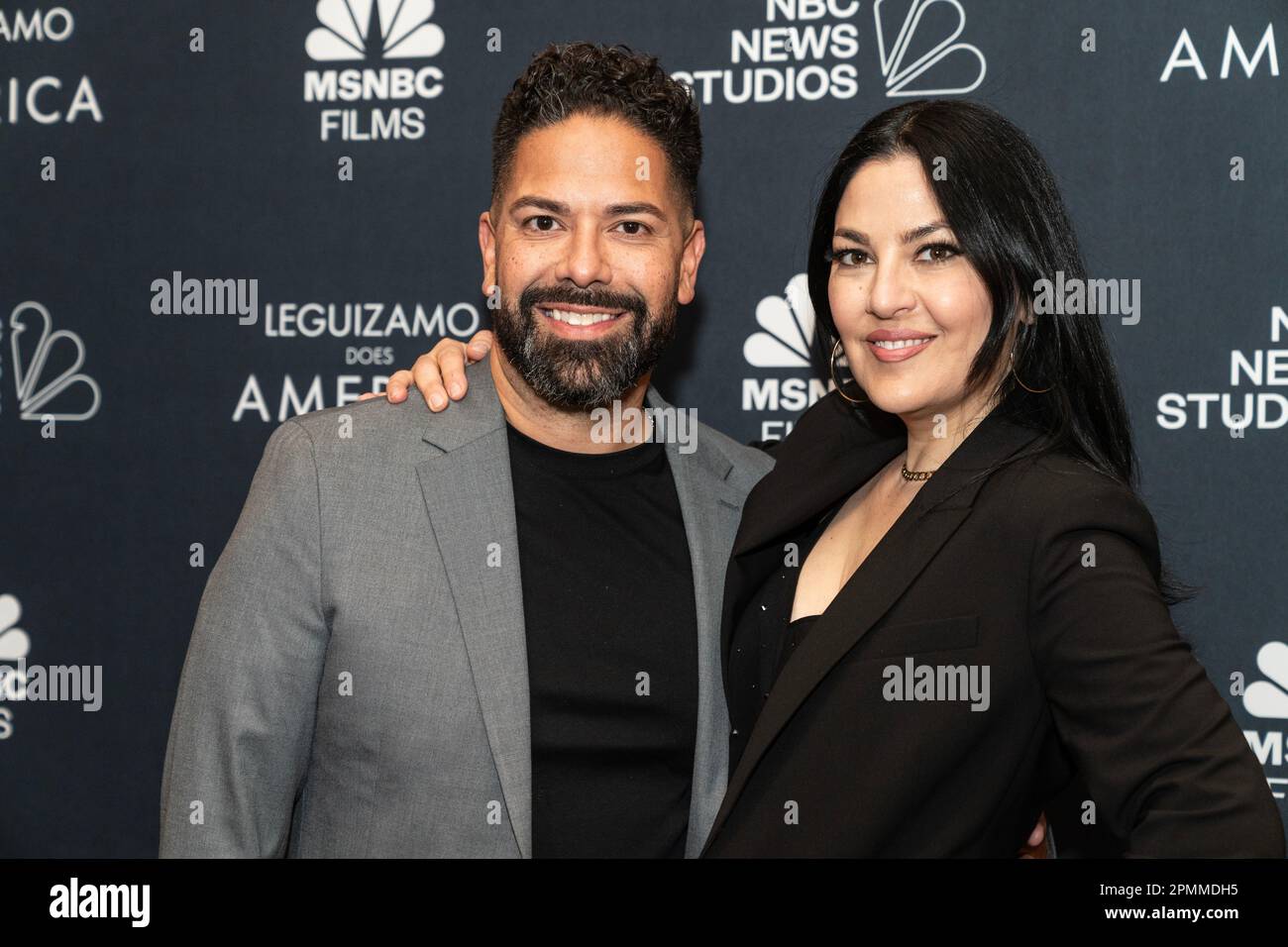 Ben DeJesus and Carolina Saavedra attend Leguizamo Does America TV ...
